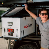 KickAss 75L Portable 12V Camping Fridge Freezer Dual Zone - 12V/120V