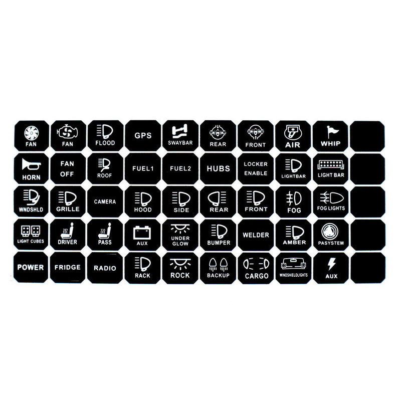 KickAss Bluetooth Control Switch Panel - 8 Gang Switch Panel