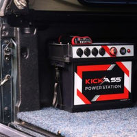 KickAss 12V Portable Power Station with Integrated 25A DCDC Charger