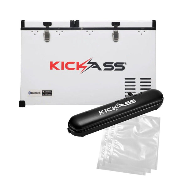 KickAss 75L Dual Zone Fridge with Vacuum Sealer & Bags Bundle – KickAss ...