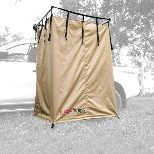 Shower Tent & Change Room with Camping Gas Hot Water Bundle – KickAss ...