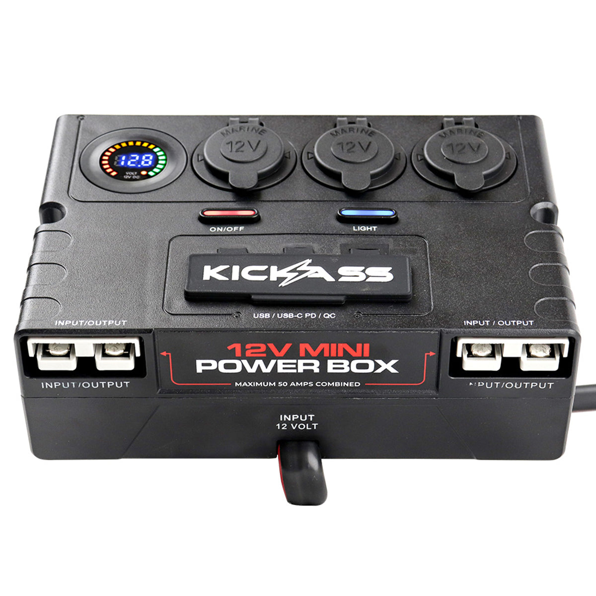 KickAss 12V Mini Power Box - Portable Power Distribution Solution